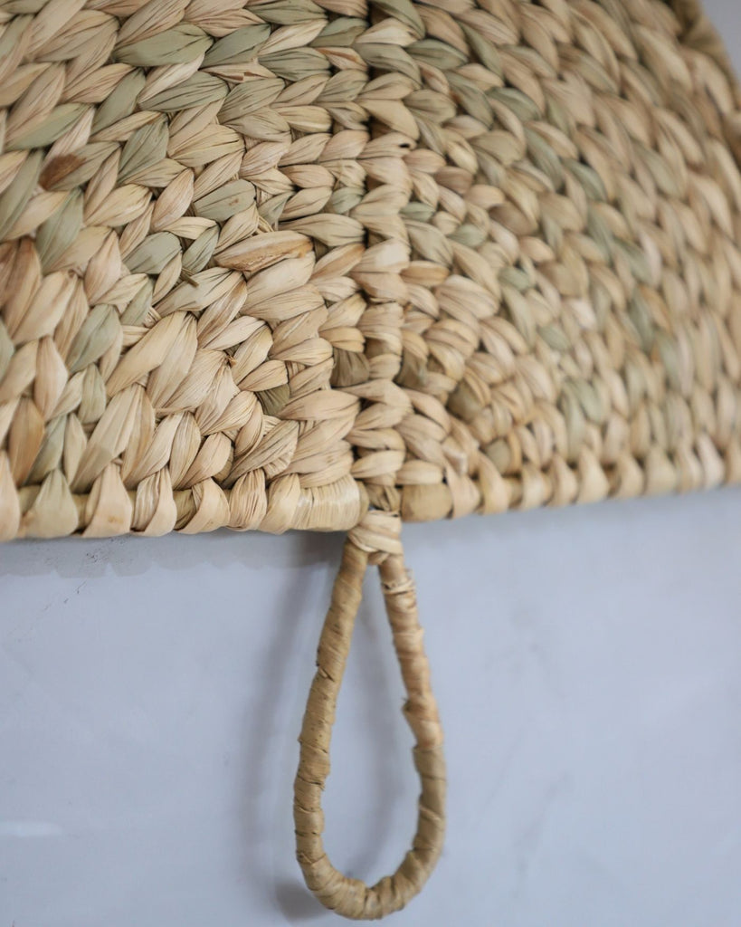 Leque de Palha de Taboa Aramado G – Retrobel